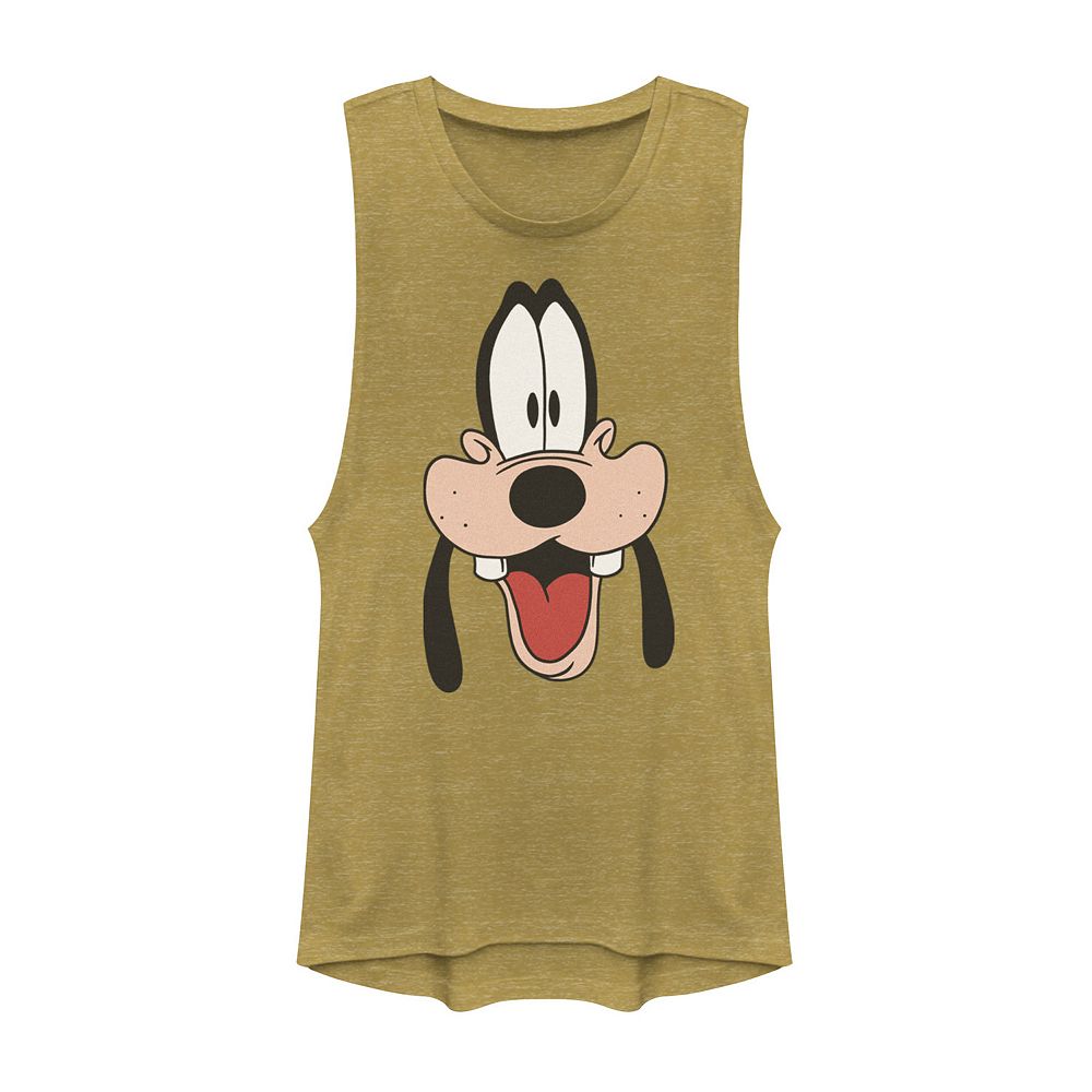 Disney's A Goofy Movie Juniors' Goofy Big Face Muscle Tee