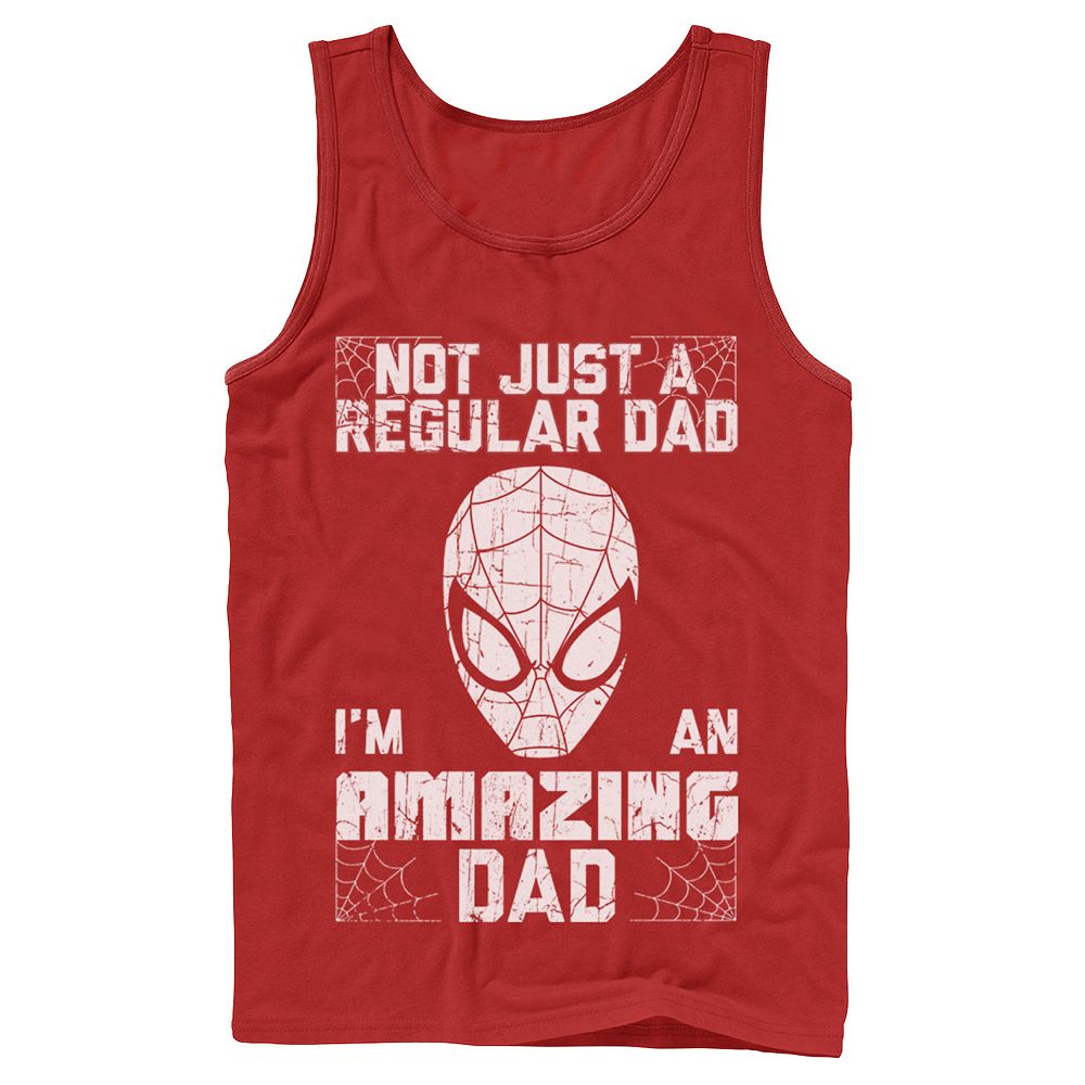 Men's Marvel Spider-Man Father's Day Not Regular Tank Top