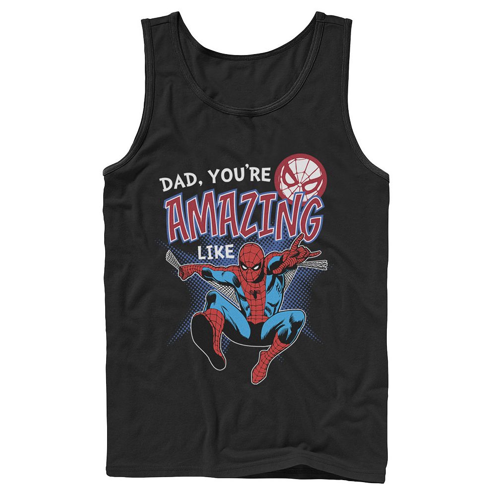 Men's Marvel Spider-Man Amazing Dad Father's Day Tank Top