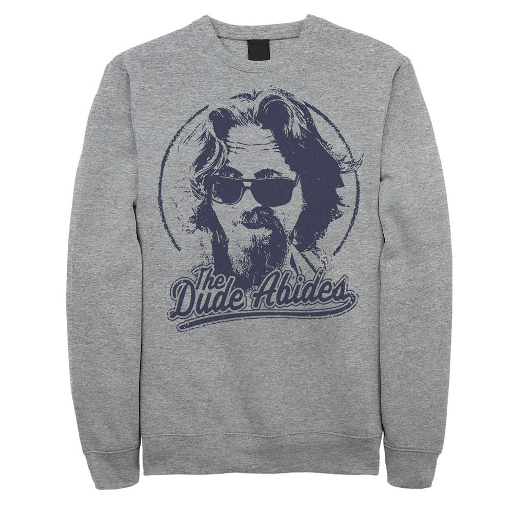 Men's Big Lebowski The Dude Abides Classic Circle Logo Sweatshirt