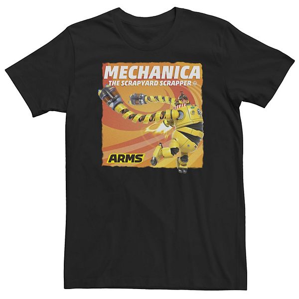 Big & Tall Arms Mechanica The Scrapyard Scrapper Poster Tee