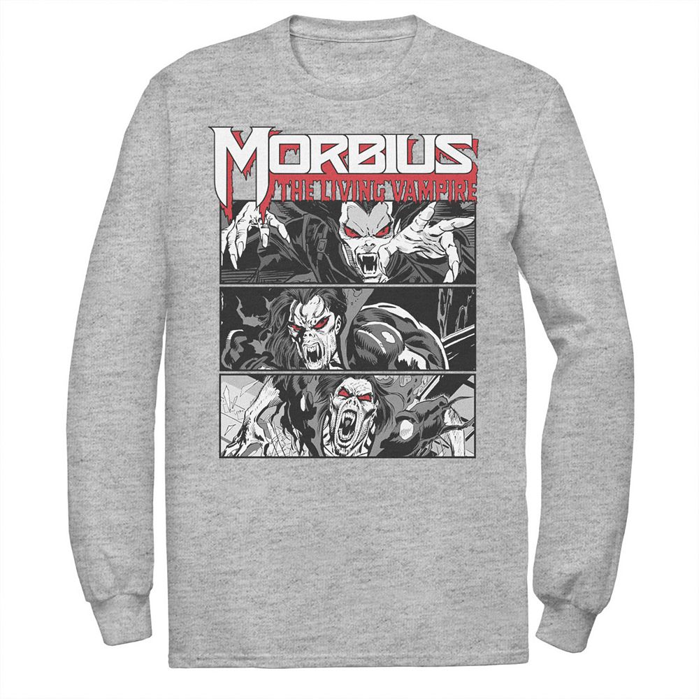 Men's Marvel Morbius The Living Vampire Comic Pane Tee