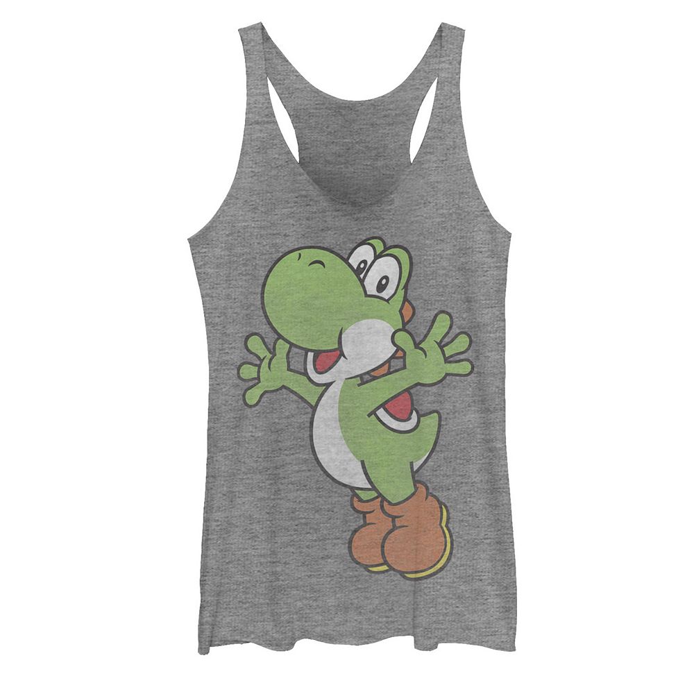 Juniors' Nintendo Super Mario Yoshi Classic Jump Graphic Tank Top