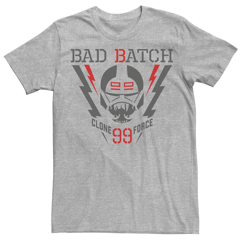 Men's Star Wars The Bad Batch Clone Force 99 Symbol Collage Tee
