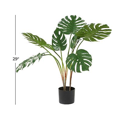 Stella & Eve Artificial Monstera Plant Floor Decor