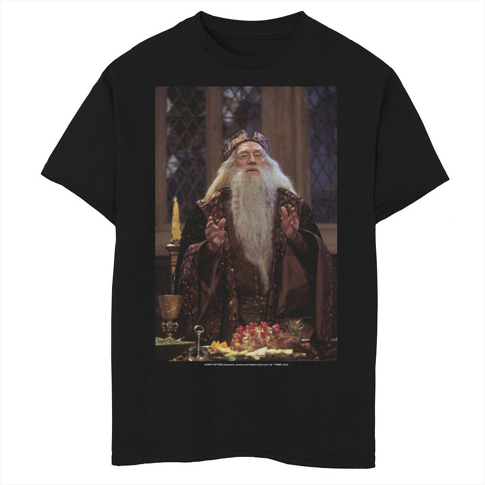 Boys 8-20 Harry Potter Professor Dumbledore Poster Graphic Tee