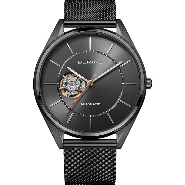 BERING Men's Automatic Titanium Mesh Strap Watch - 16743-377