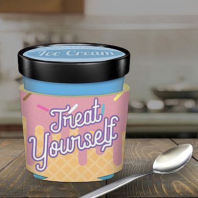 "Treat Yourself" Ice Cream Pint Cooler