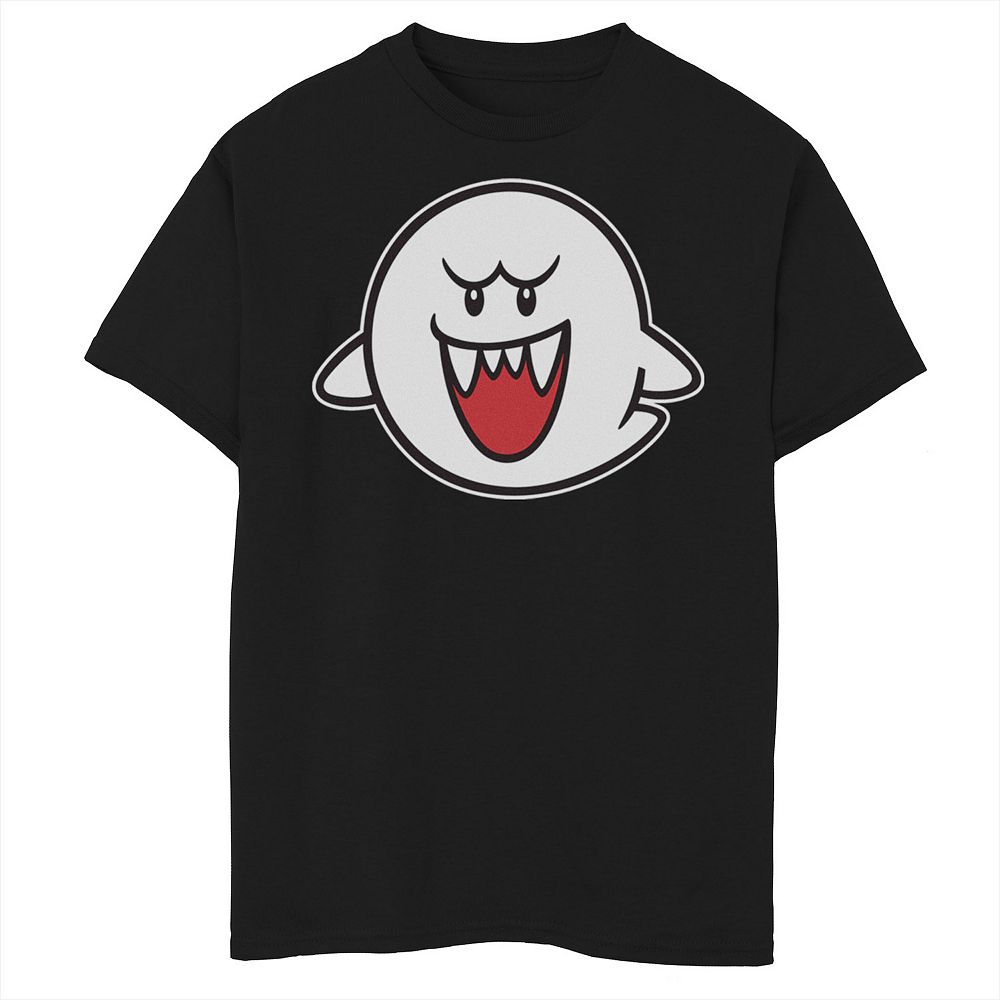 Boys 6-20 Nintendo Super Mario Boo Character Portrait Graphic Tee