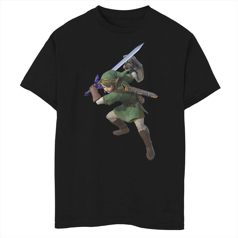 Boys 6-20 Nintendo Zelda Link Smash Poster Graphic Tee