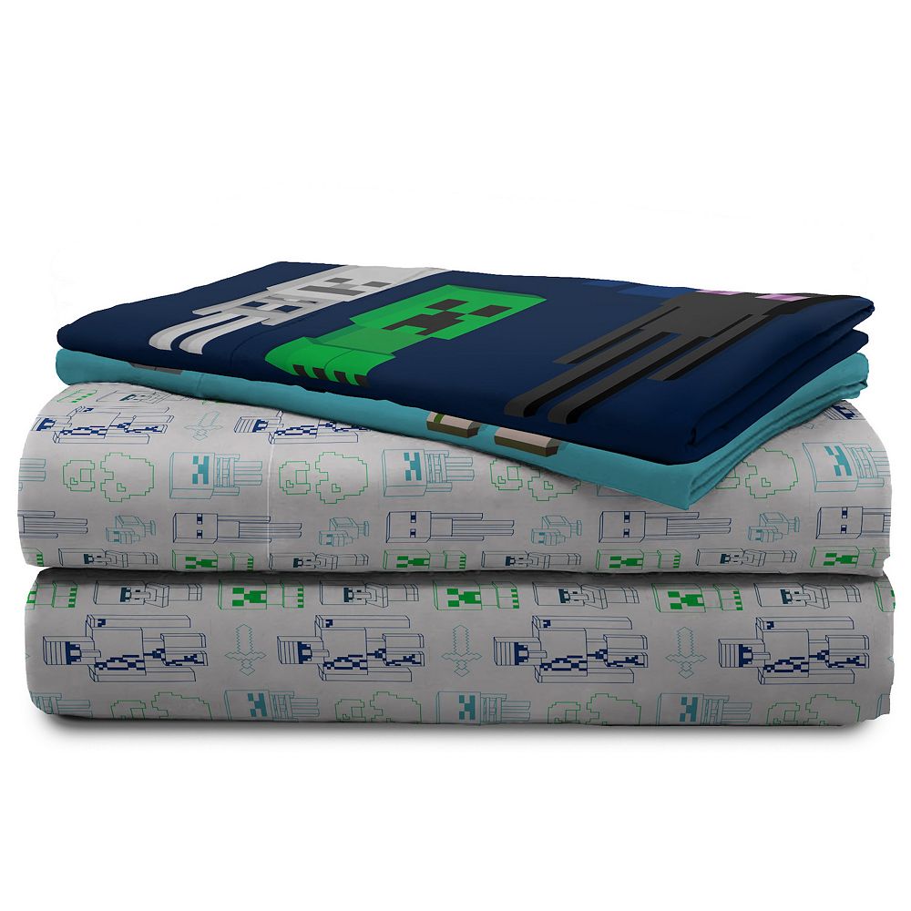 Minecraft Sheet Set with Pillowcases