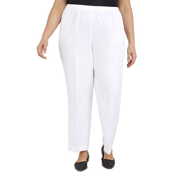Plus Size Alfred Dunner Pull-On Straight-Leg Pants