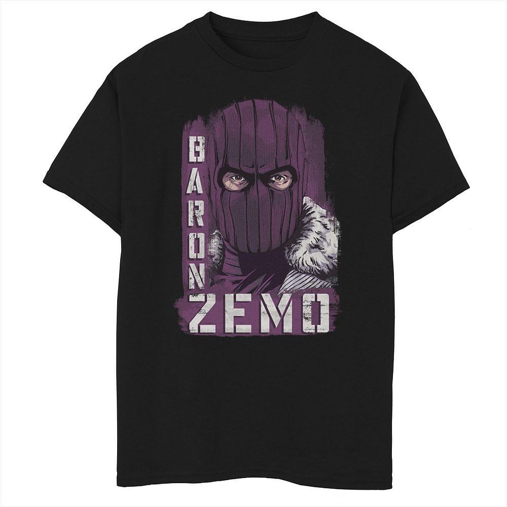 Boys 6-20 Marvel The Falcon And The Winter Soldier Baron Zemo Portrait ...