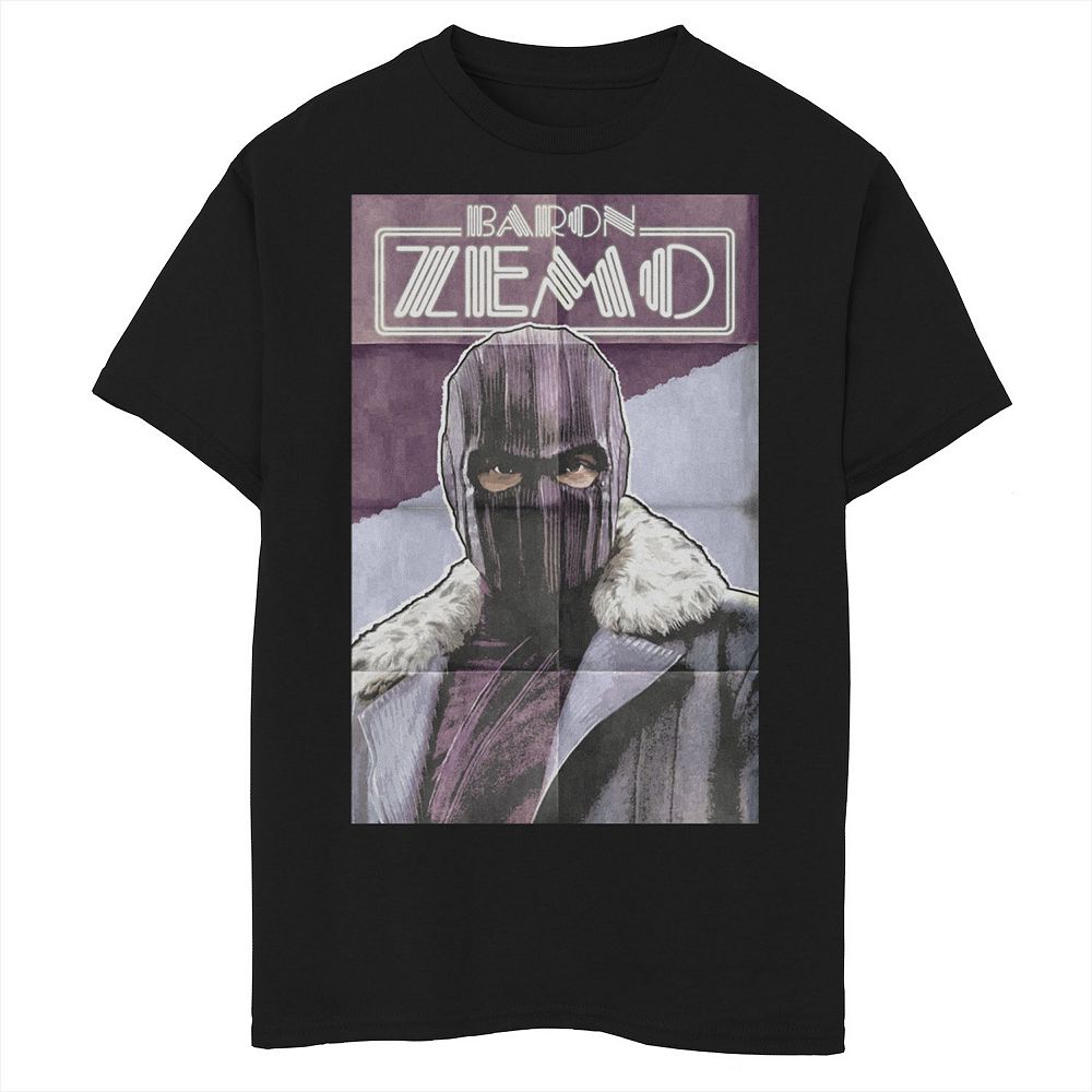 Boys 6-20 Marvel The Falcon And The Winter Soldier Baron Zemo Poster ...