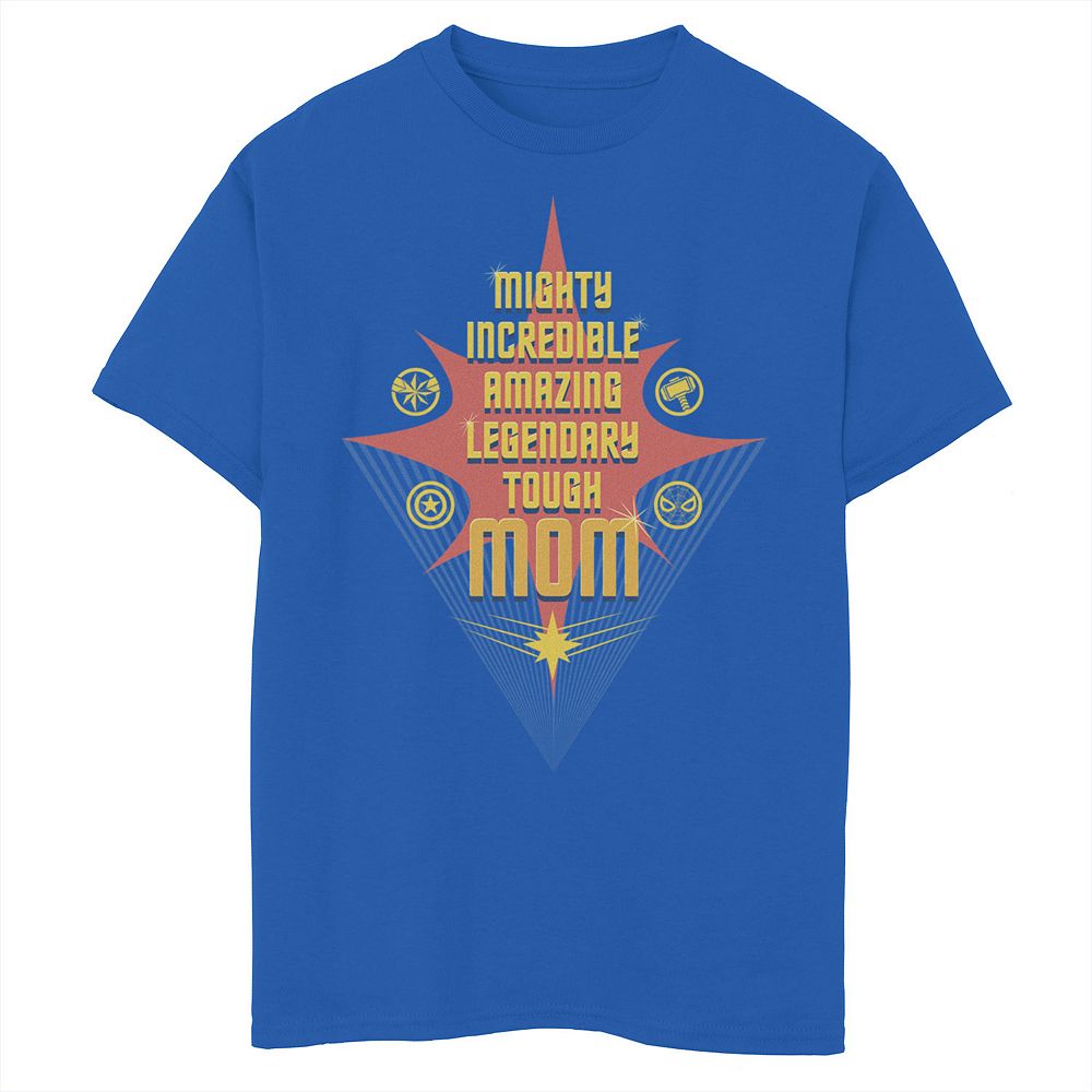 Boys 6-20 Marvel Mother's Day Mighty Incredible Amazing Mom Graphic Tee