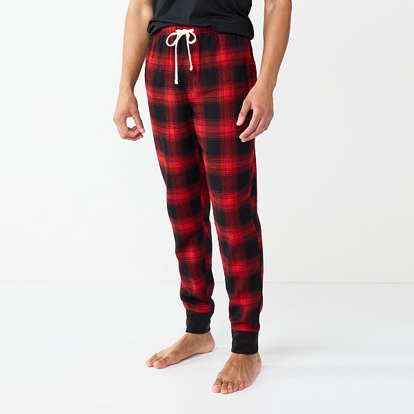 Men's Sonoma Goods For Life® Flannel Jogger Sleep Pants - Red Black ... Men's Sonoma Goods For Life® Flannel Jogger Sleep Pants - Red Black ...