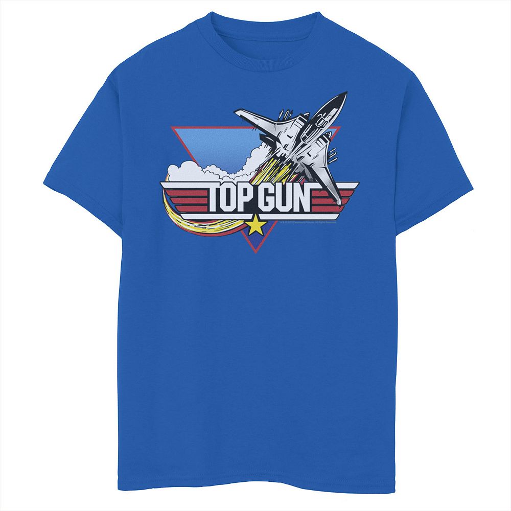 Boys 8-20 Top Gun Jet Logo Americana Graphic Tee