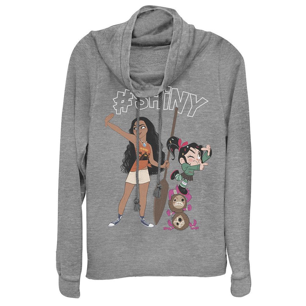 Disney's Wreck It Ralph 2 Juniors' Comfy Princess Moana Shiny Cowlneck ...