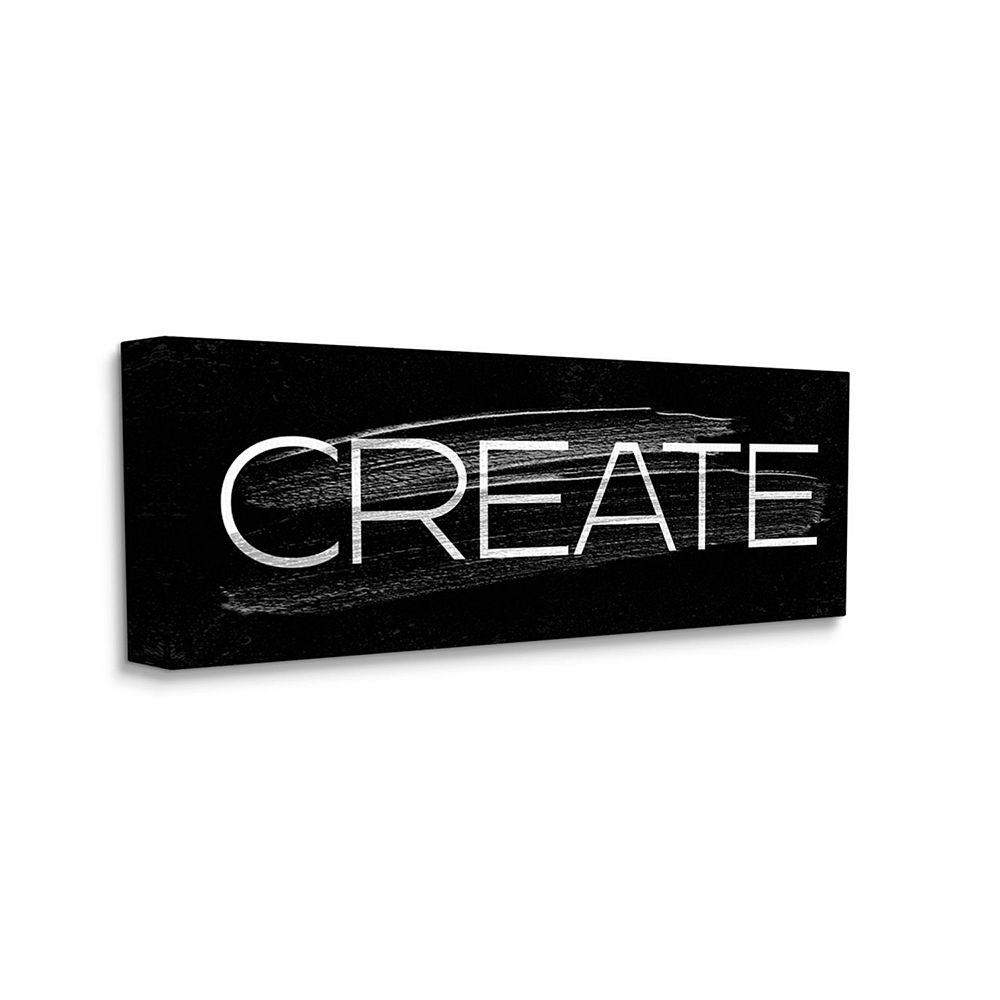Stupell Home Decor "Create" Text Paint Stroke Inspired Wall Decor