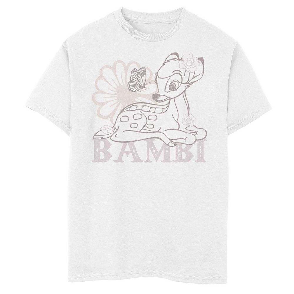 Disney's Bambi Boys 6-20 Simple Flower Portrait Graphic Tee