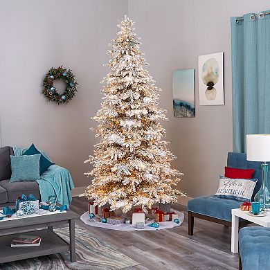 nearly natural 9-ft. Flocked Grand Northern Rocky Fir Artificial ...