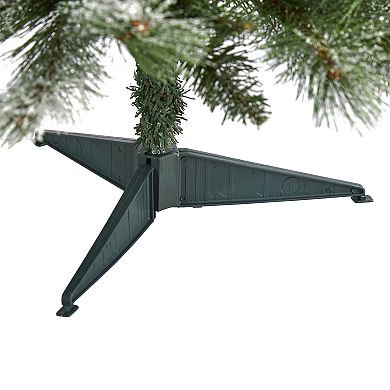 nearly natural 3-ft. Flocked French Alps Mountain Pine Artificial ...