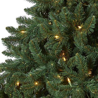 nearly natural 8-ft. Northern Rocky Spruce Pre-Lit Artificial Christmas ...