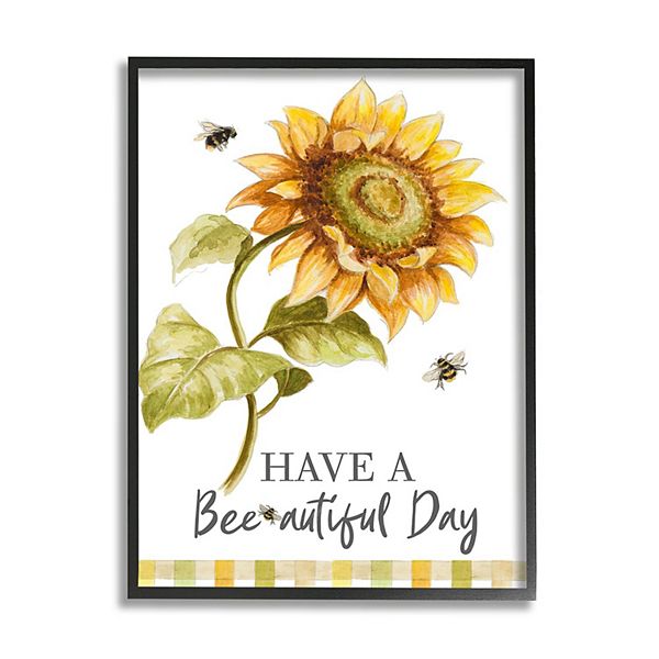 Stupell Home Decor Have a Beautiful Day Framed Wall Art