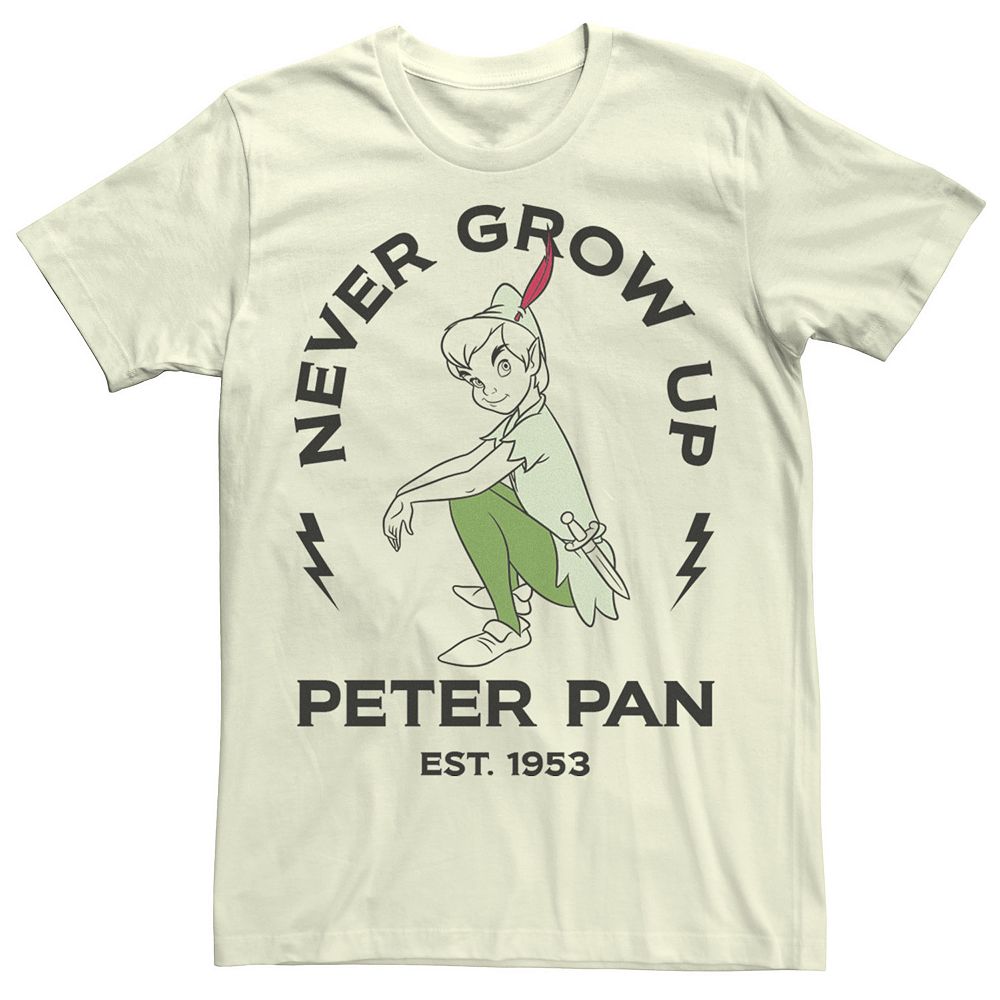 Disney's Tinkerbell Peter Pan Text Men's Tee