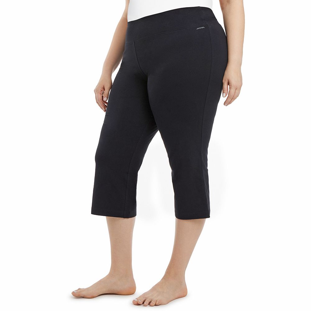 Plus Size Jockey Sport® Slim Flare Capris