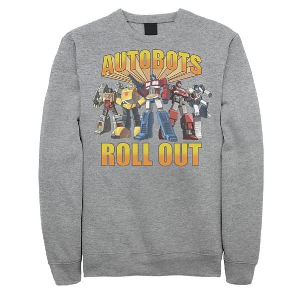 Men's Transformers Group Shot Autobots Roll Out Sweatshirt