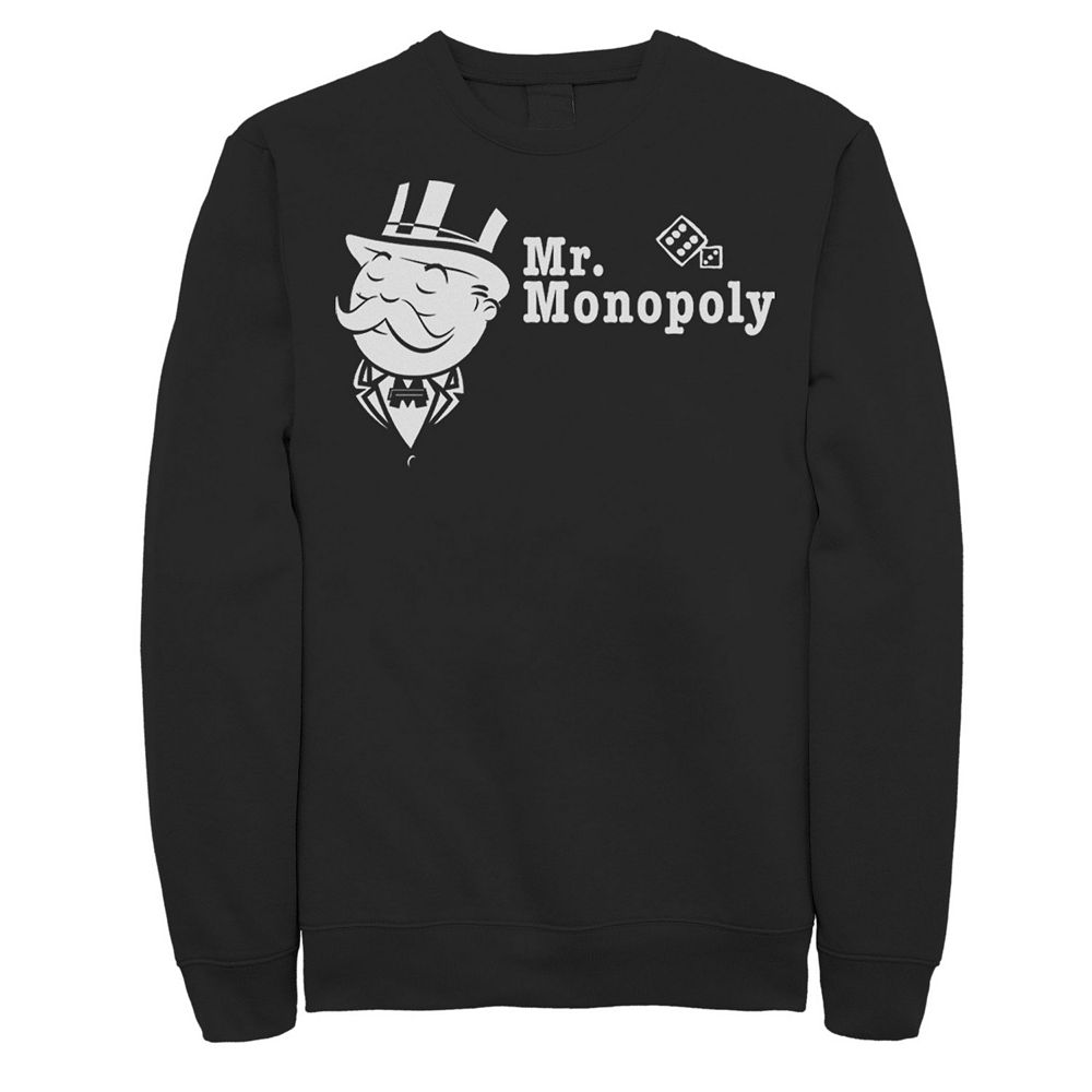 Men's Monopoly Mr. Monopoly Portrait Sweatshirt
