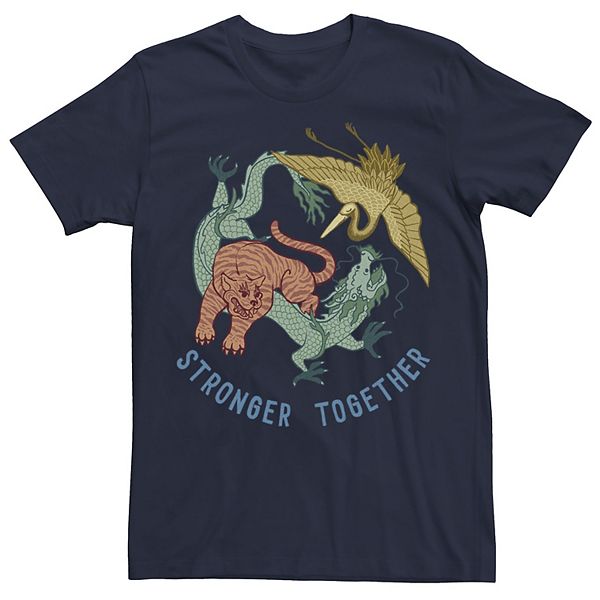 Men's Stronger Together Inspirational Animal Tee