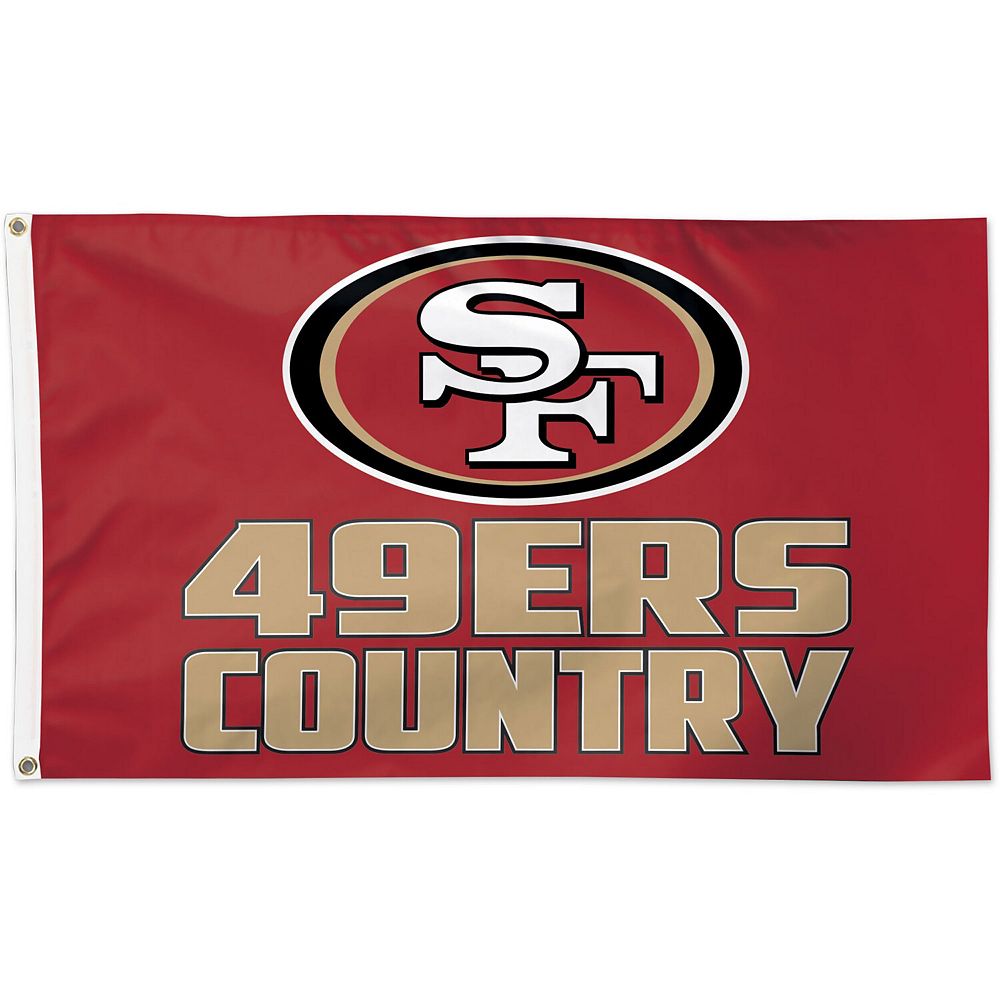 WinCraft San Francisco 49ers 3' x 5' Slogan Deluxe Single-Sided Flag