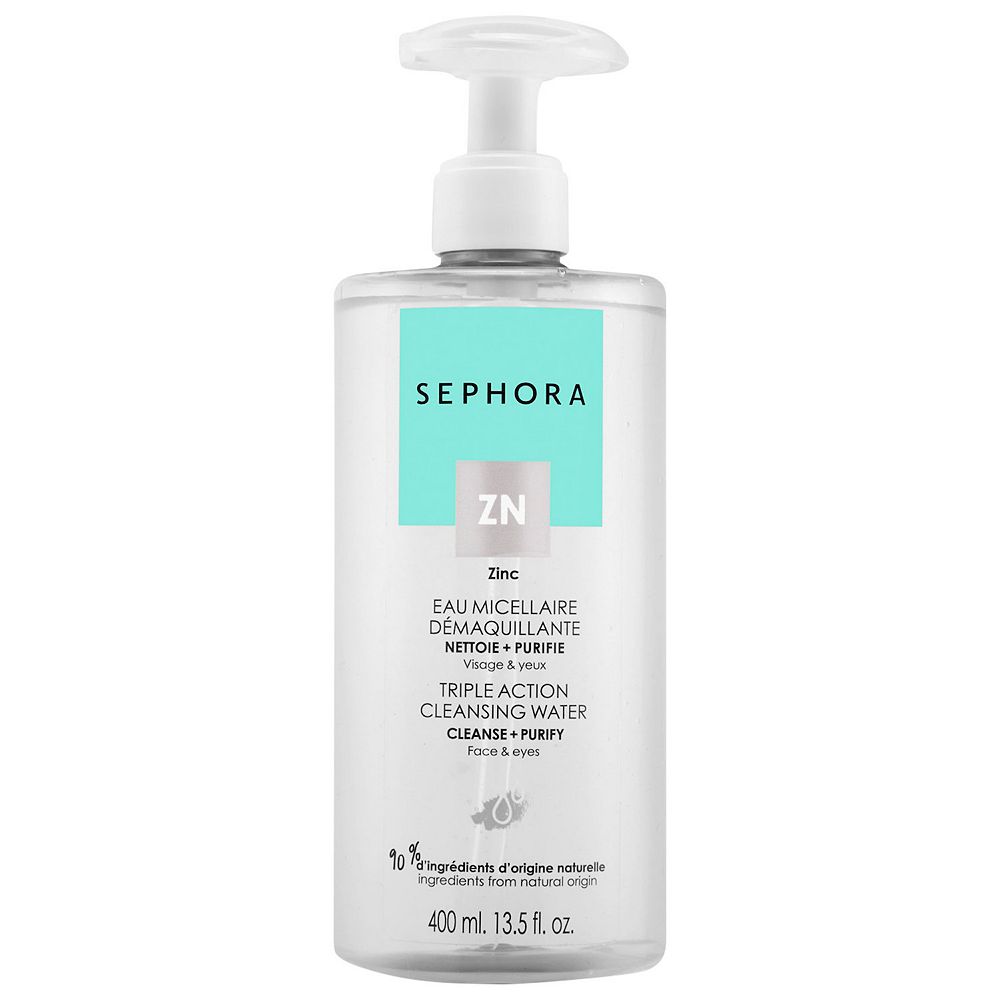 SEPHORA COLLECTION Triple Action Cleansing Water - Cleanse + Purify
