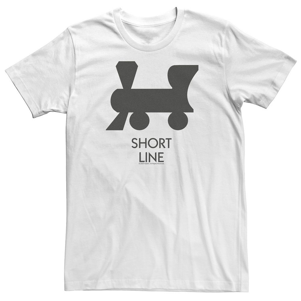 Big & Tall Monopoly Short Line Tee