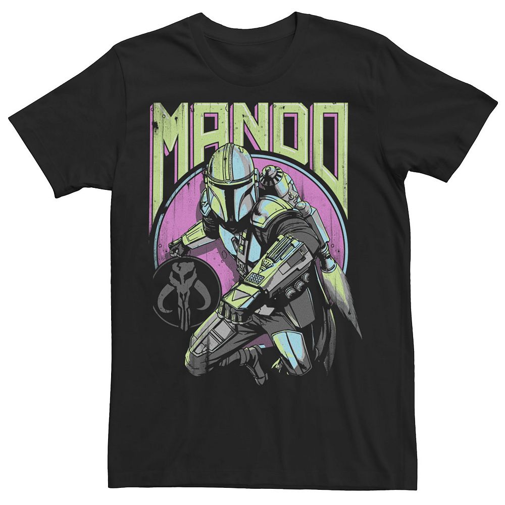 Men's Star Wars: The Mandalorian Mando New Wave and Icon Tee