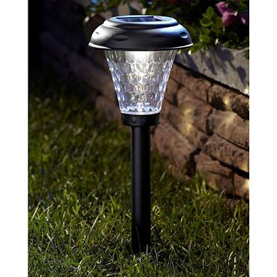 Moonrays 91381 Payton 2.4 Lumens Solar LED Plastic Landscape Path ...