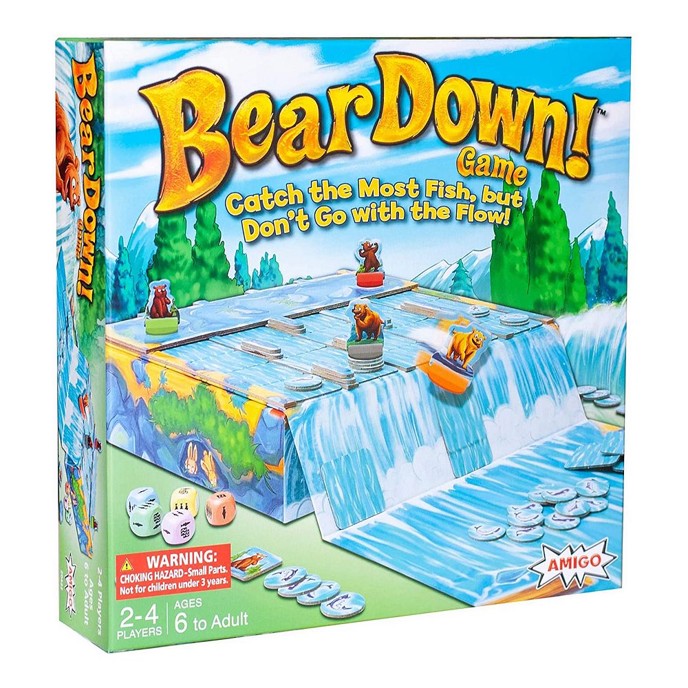Bear Down! Fish Catching Board Game