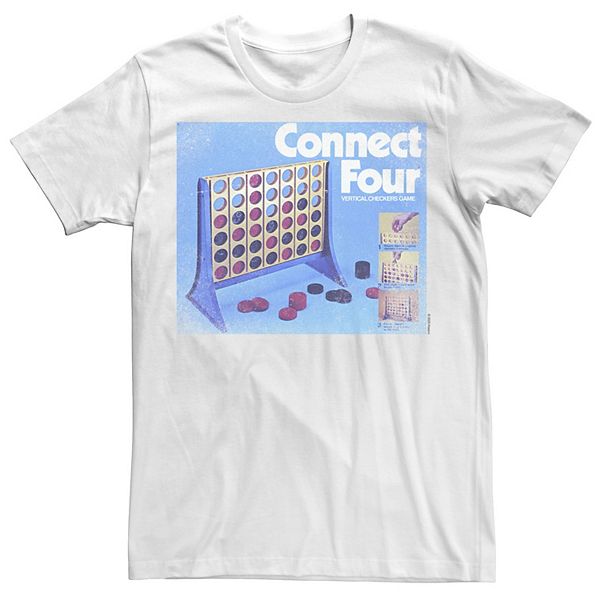 Men's Connect Four Box Distressed Poster Tee