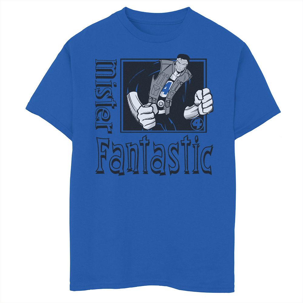 Boys 8-20 Marvel Mister Fantastic Cartoon Framed Portrait Graphic Tee