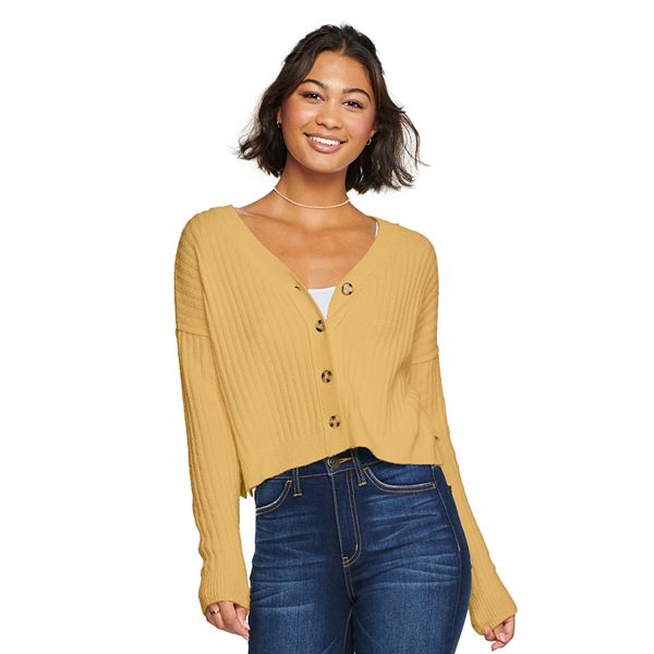 Juniors' SO® Cropped Cardigan