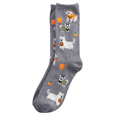 Women's Novelty Halloween Crew Socks