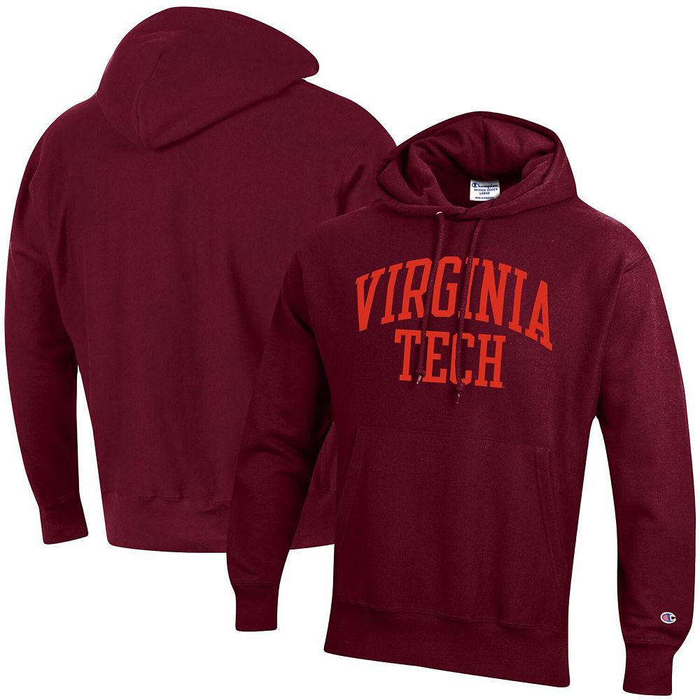 Men's Champion Maroon Virginia Tech Hokies Team Arch Reverse Weave ...