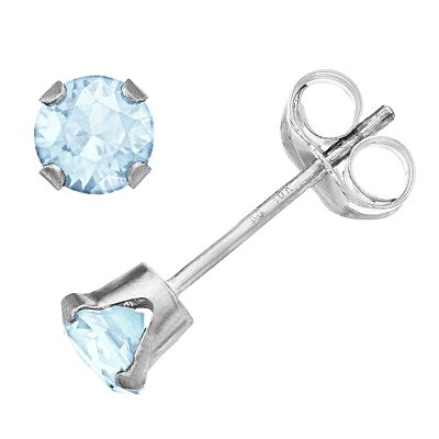 Kohls aquamarine earrings store