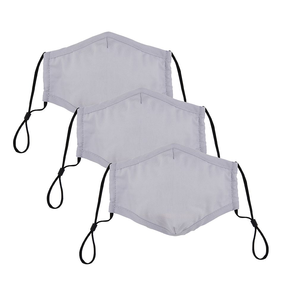 Kids' Bespoke Solid Face Masks 3-Pack