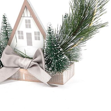 St. Nicholas Square® House Artificial Tree 1-Photo Clip Hoop Frame