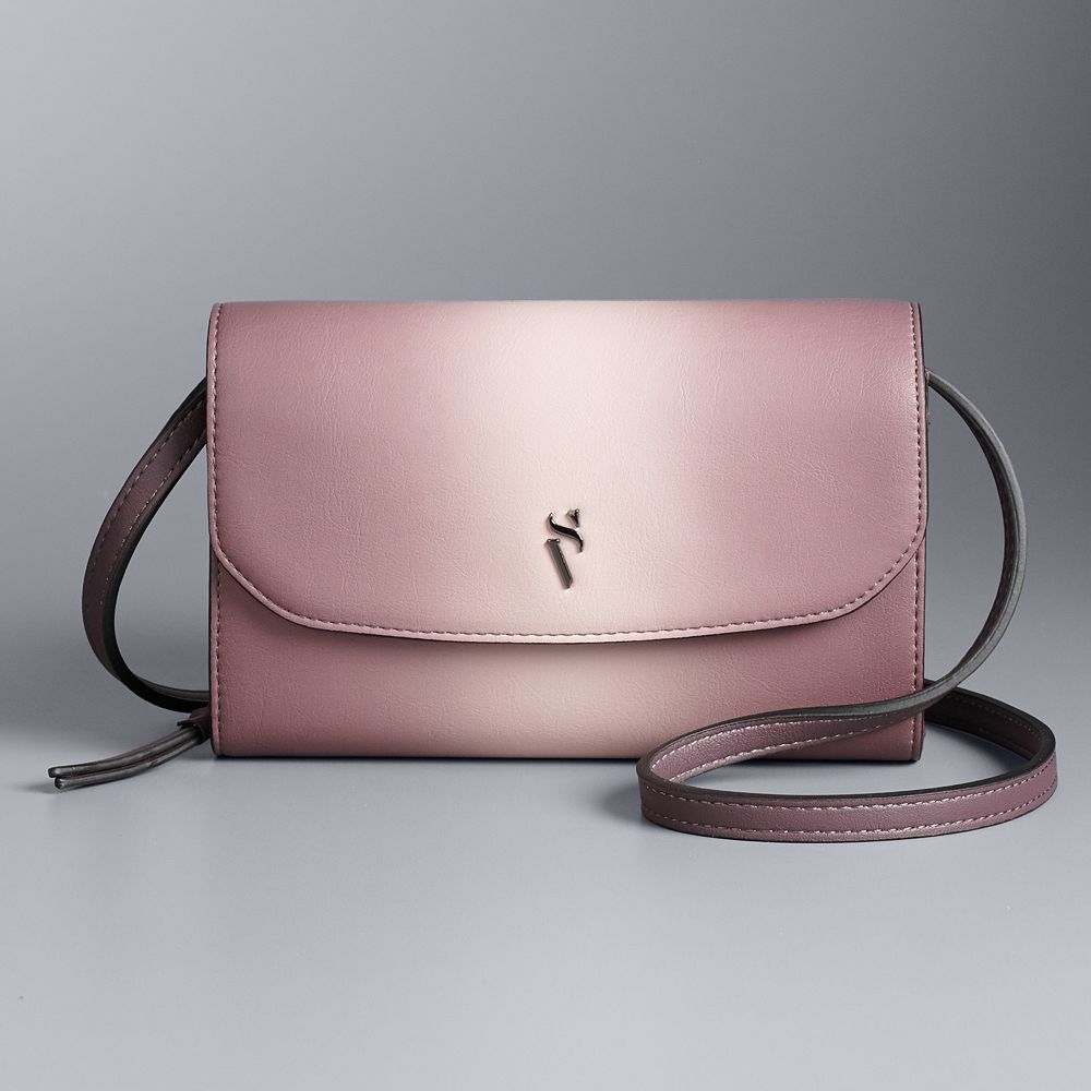 Simply Vera Vera Wang Signature Envelope Crossbody Bag