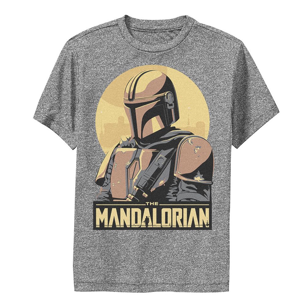 Boys 8-20 Star Wars Mando Sunset Performance Graphic Tee