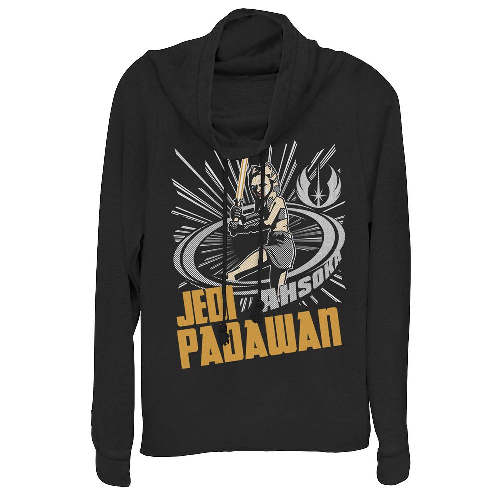 Juniors' Star Wars: Clone Wars Jedi Padawan Ahsoka Cowlneck Graphic ...